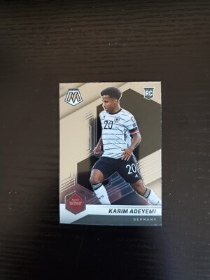 Karim Adeyemi - 2021-22 Mosaic Road to FIFA World Cup Rookie Card RC ...