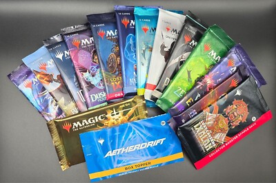 15 Magic the Gathering Pack Bundle Lot English SEALED AetherDrift Box ...