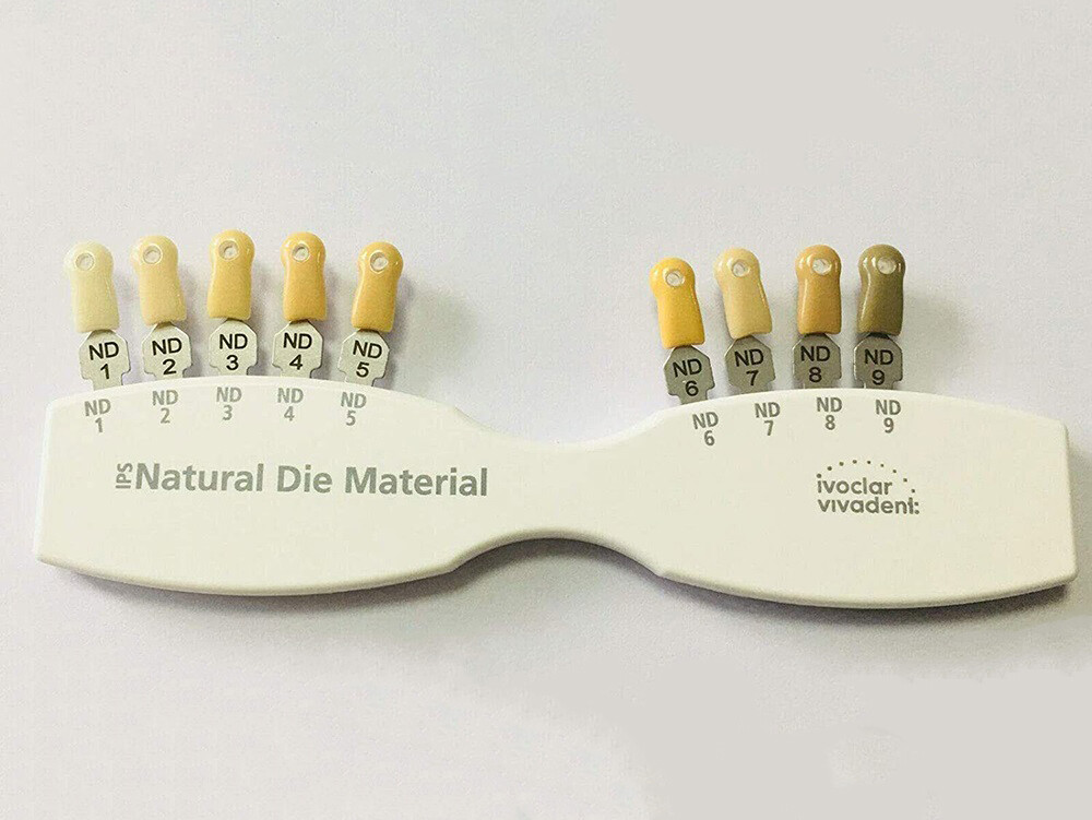 Ivoclar Vivadent Dental Shade Guide ND1-9 Colors Porcelain Teeth IPS ...