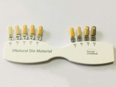 Ivoclar Vivadent Dental Shade Guide ND1-9 Colors Porcelain Teeth IPS ...