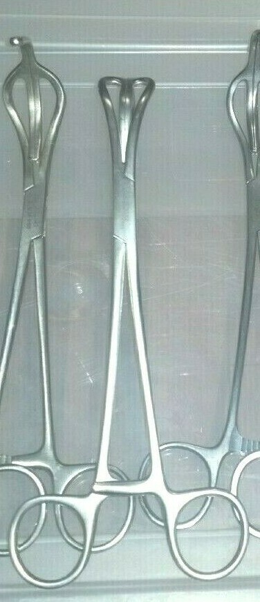 Pilling 35-3582 Lemol Strong Aorta Clamp Curved DeBakey Jaw Angled ...
