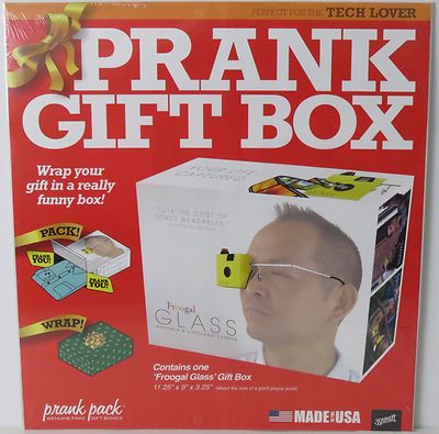 Froogal Glass Prank Fake Gag Gift Box For the Tech Lover! NEW 11" | eBay
