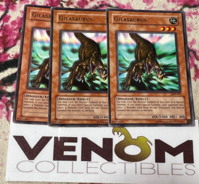3x (MP) - Gilasaurus - LON-071 - Rare - Unlimited YuGiOh | eBay