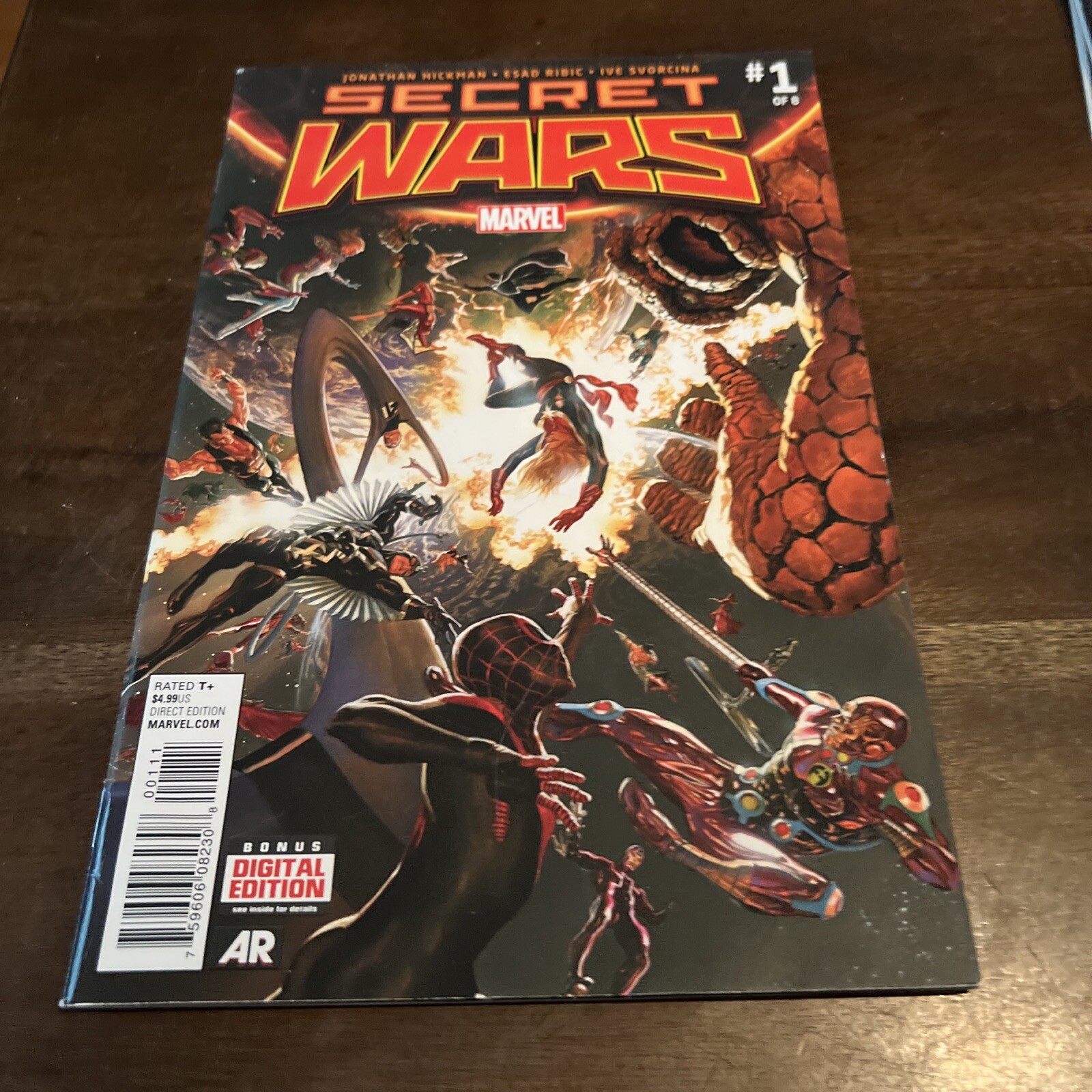 Secret Wars #1 (2015) CVR A 1st Print Alex Ross | 1st Incursion in ...