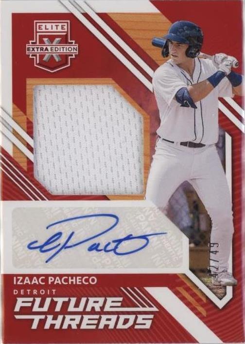 2021 Panini Elite Extra Edition - Future Threads Signatures Izaac ...