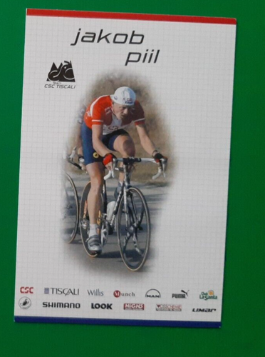 CYCLISME carte cycliste KAKOB PIIL équipe CSC TISCALI 2002 | eBay