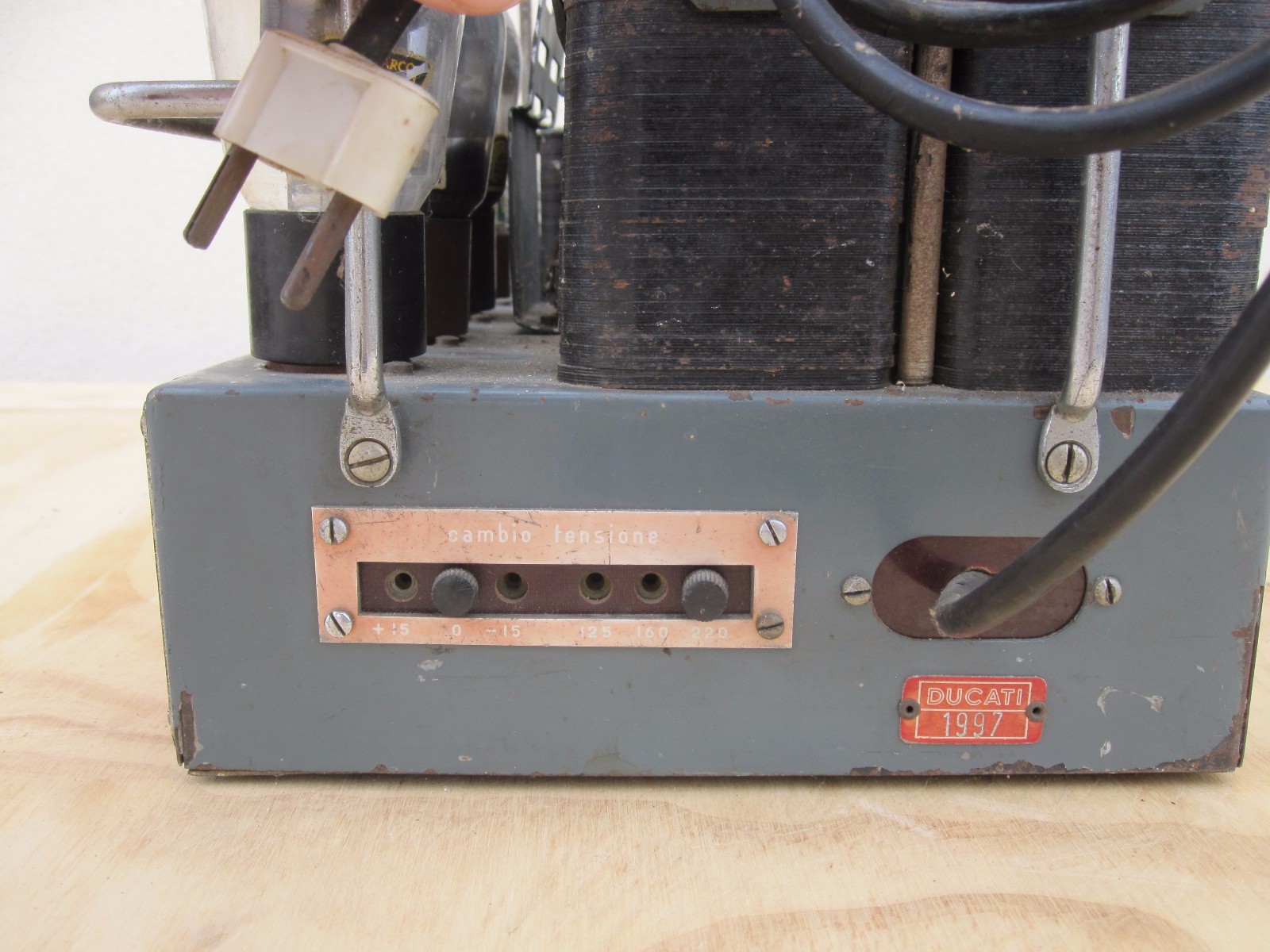 POWER Amplifier VINTAGE DUCATI Tube 5X4 6L6 ( KT66 ) 6J7 6N7 MONO ...