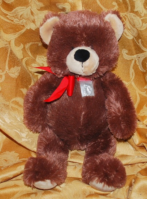 GUND TD Plush Bear With Plaid Bow 16” #4030286 #1g2 for sale online | eBay