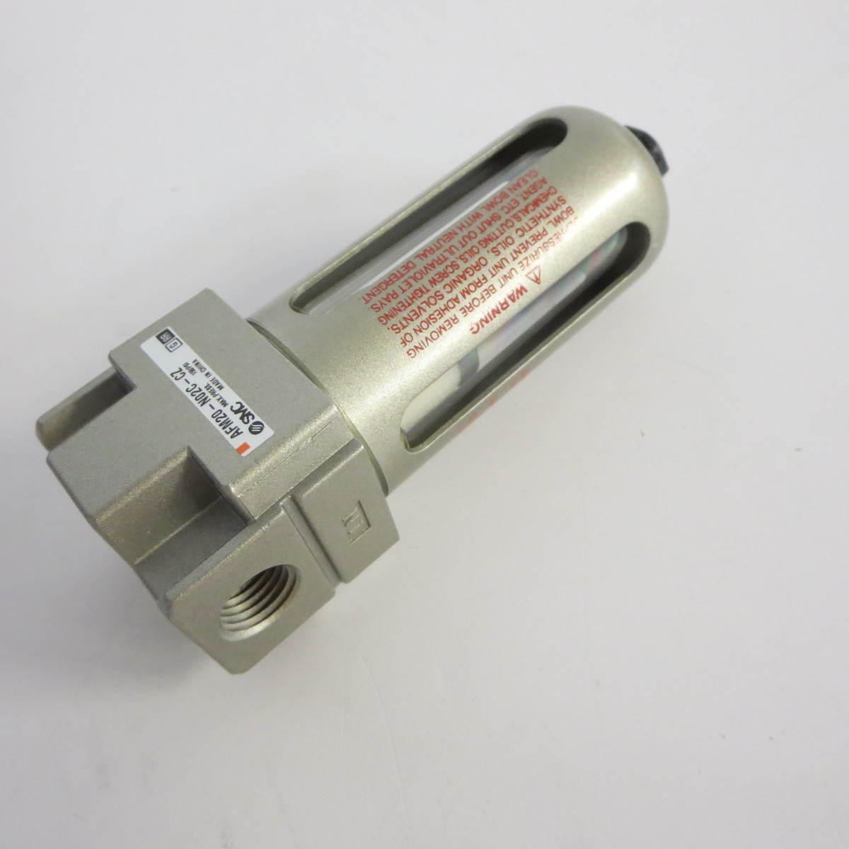 SMC AFM20-N02C-CZ MIST SEPARATOR, REMOVES OIL MIST, POLYCARBONATE BOWL ...