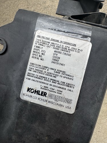 OEM Kohler CH23S Engine Shroud Top Cover Housing — #87 | eBay