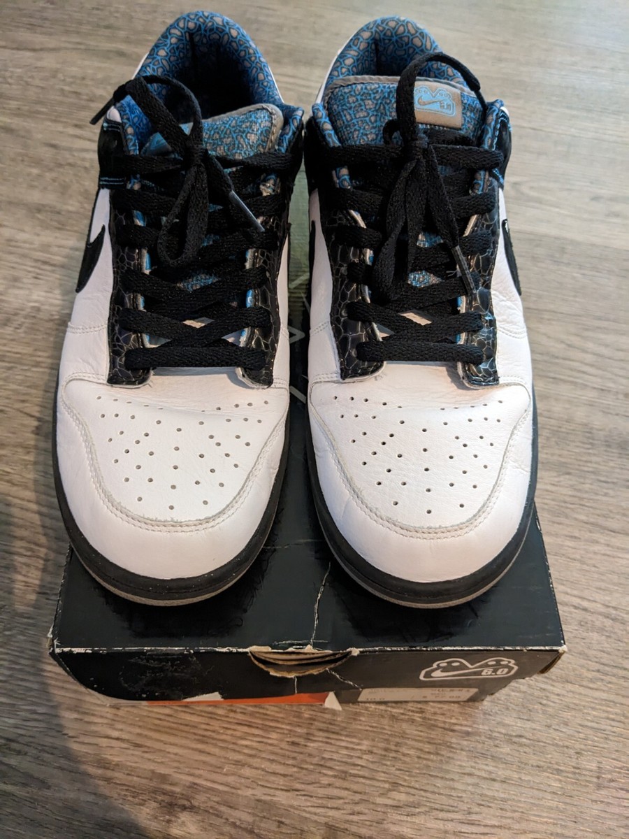 Men's Size 10 - Nike Dunk Low 6.0 2009 SB Black Cyan Men's Size 10 - Nike Dunk Low 6.0 2009 SB Black Cyan
