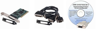 Quatech QSCLP-100 4Port RS-232 Low Profile/Standard PCI | eBay