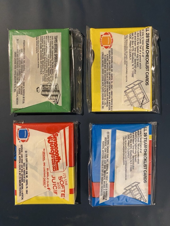 1974, 1977, 1978 & 1979 Topps Football Sealed Wax Packs | eBay