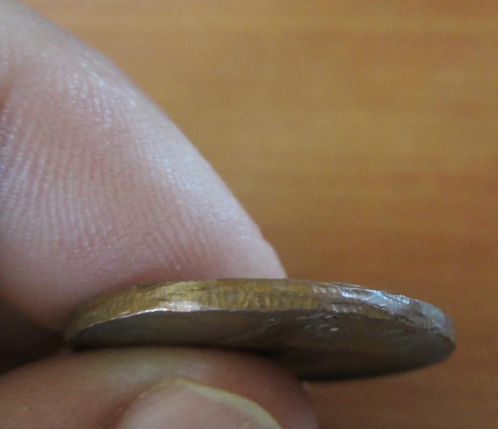 1964 Australia 1d One Penny ** ERROR CRENULATED EDGE ** #1064 =SUPER ...