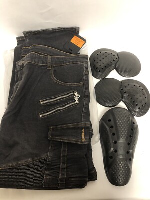 Men's Motorcycle Riding Pants Denim Jeans Protect Pads Equipment with ...