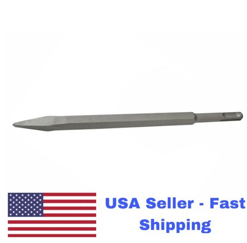 12" SDS Plus Max Point Chisel, Chrome molybdenum alloy-steel. USA STOCK ...