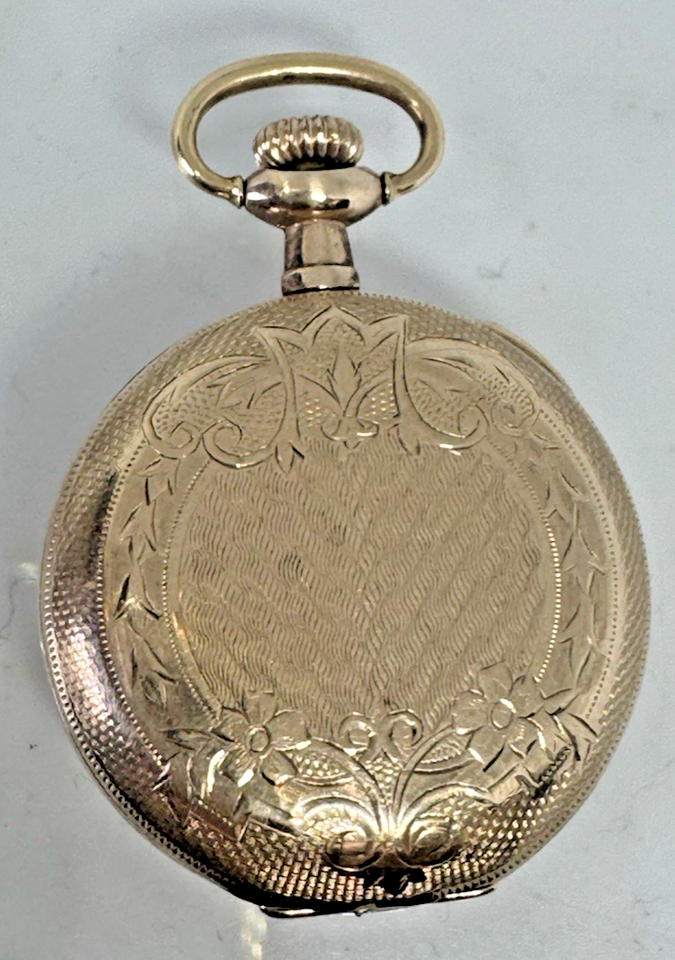 Elgin Pocket Watch 7j Size 3/0 Hunter C1916 Wadsworth Referee Engraved ...