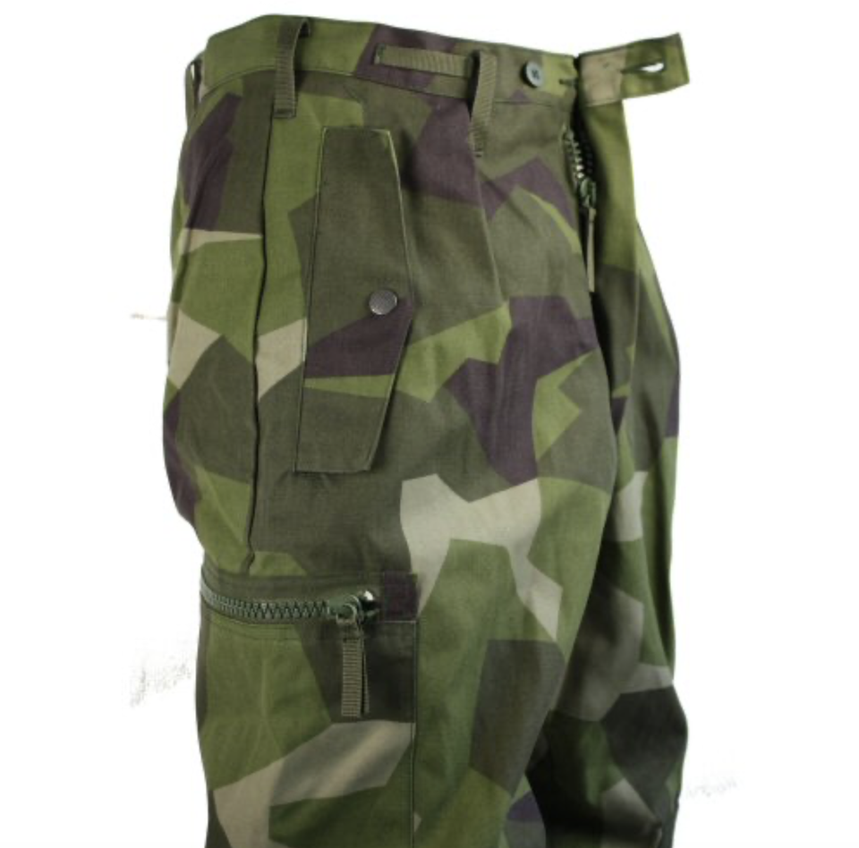 Original Swedish Army M90 Pants Splinter Genuine Trousers Camo Field ...