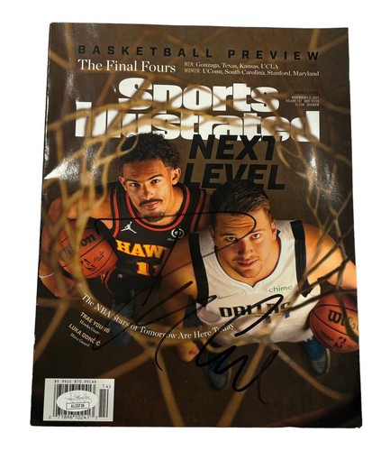 Luka Doncic & Trae Young Signed Sports Illustrated Next Level Magazine ...