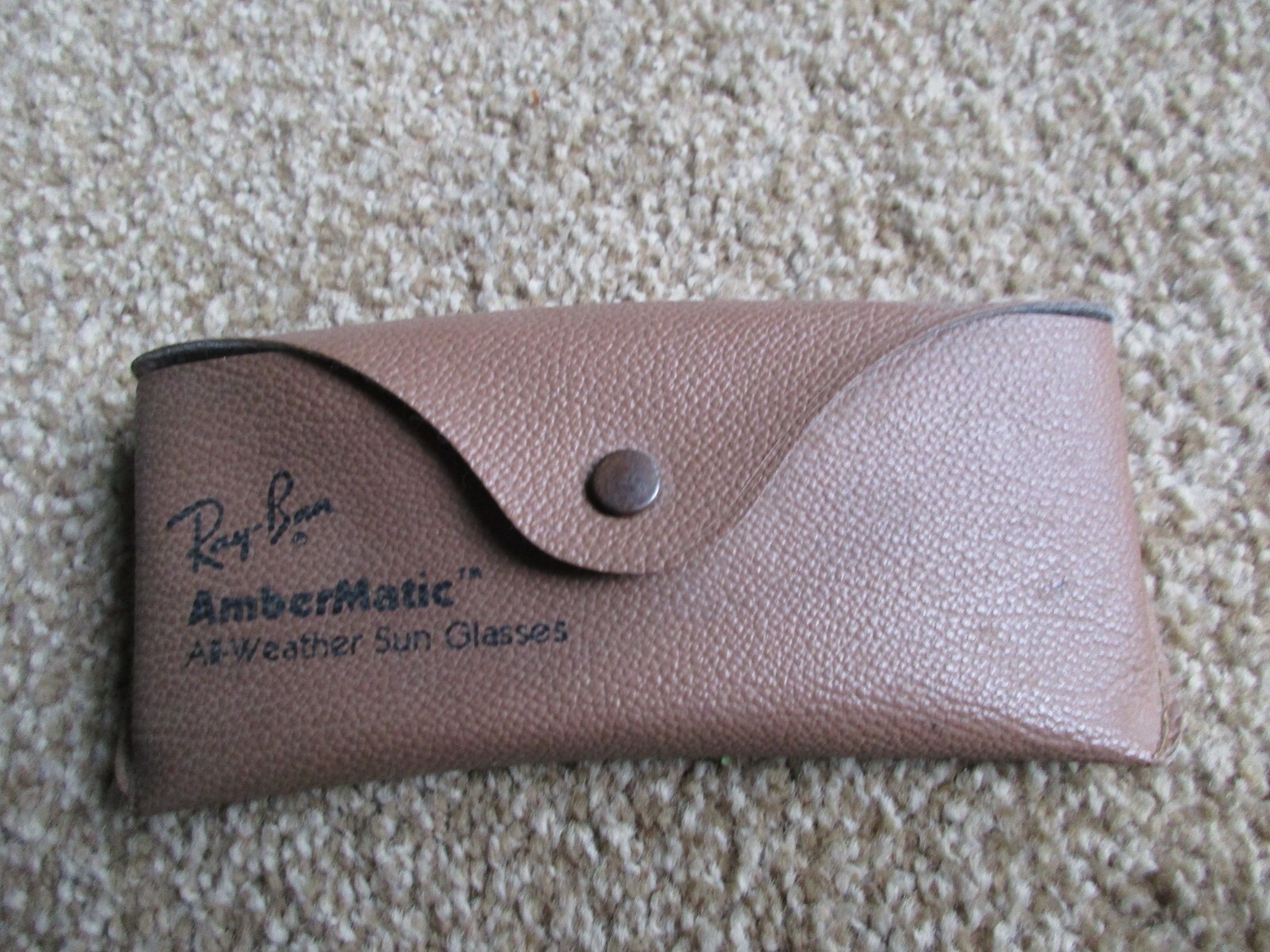 Vintage Ray Ban Ambermatic Brown Case NOW REDUCED! | eBay