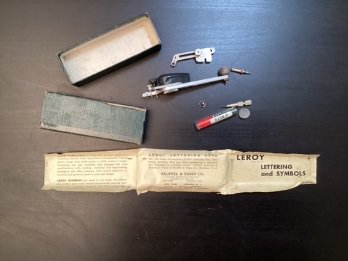 Vintage K&E Leroy Adjustable Scriber Drafting Drawing Tool | eBay