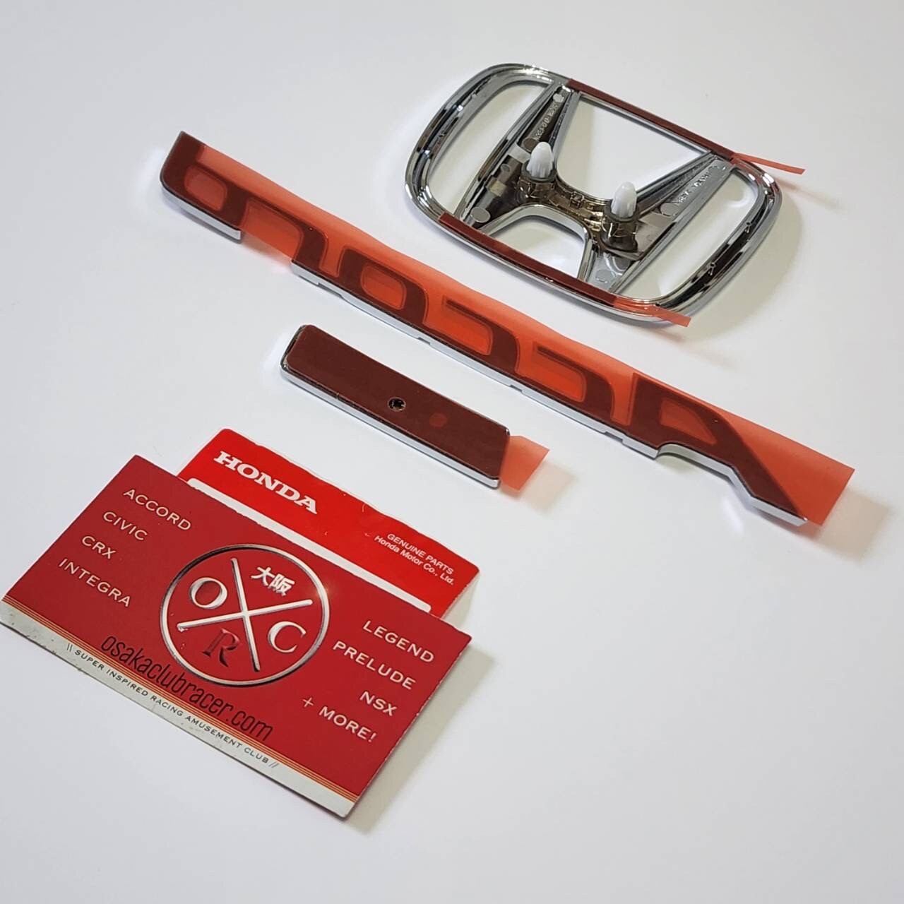 New Genuine OEM CU2 Honda Accord Euro Rear Emblem Set JDM Badges 09-14 ...