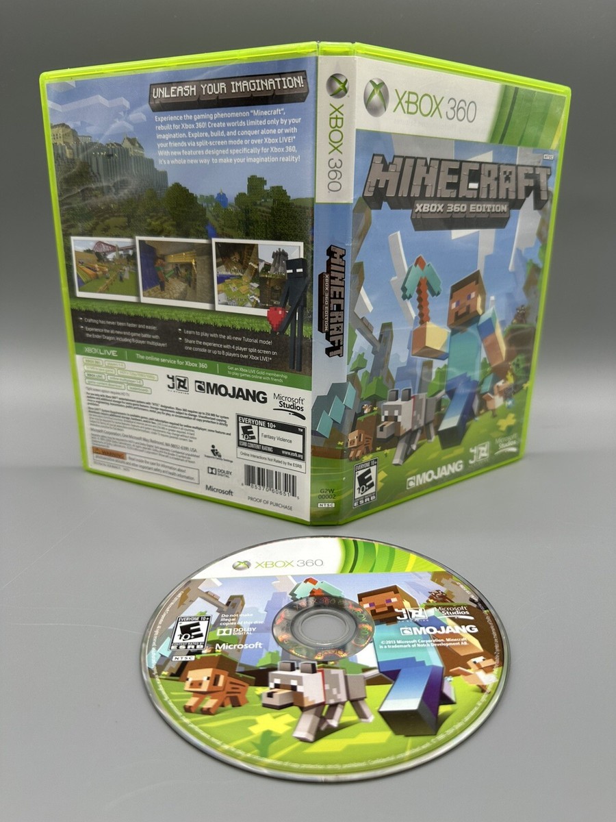 Minecraft Xbox 360 Coverminecraft