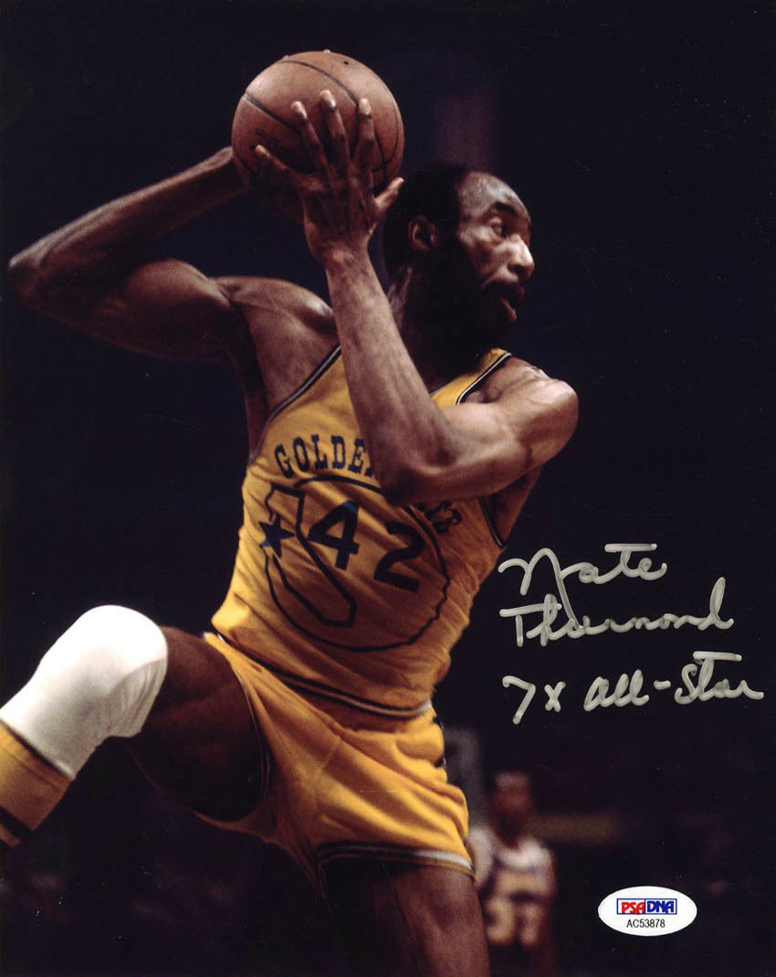Nate Thurmond SIGNED 8x10 Photo + INSC Golden State Warriors PSA/DNA ...