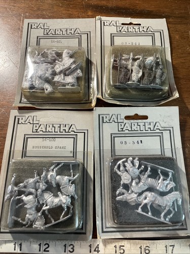 New Sealed Ral Partha Fantasy Miniature Figurines Lot Of Four DnD Set ...