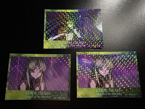 Code Geass Holo Sticker Set C.C. Lelouch 3PC Anime, NM Condition, | eBay