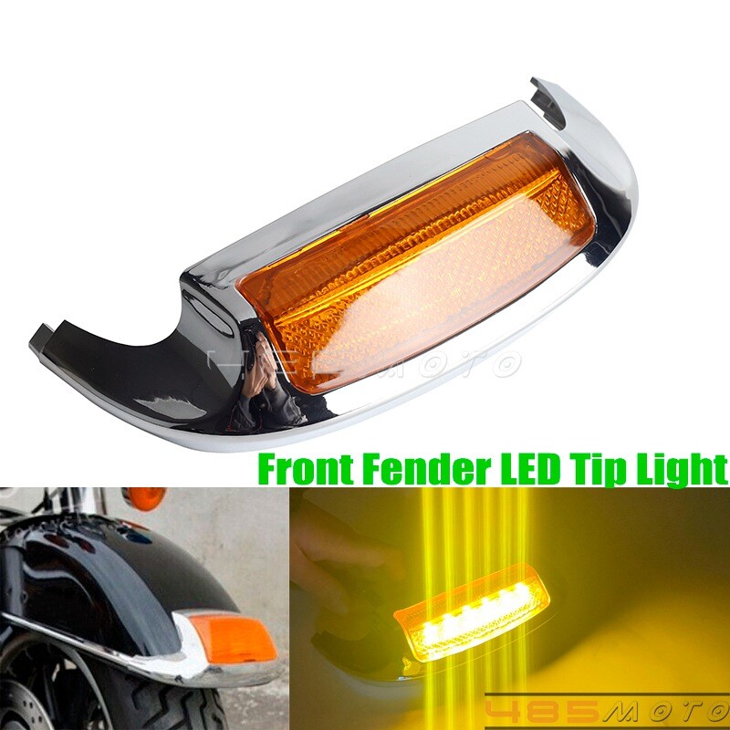 Harley Davidson Front Fender With Light KNUCKLEHEAD PANHEAD SHOVELHEAD