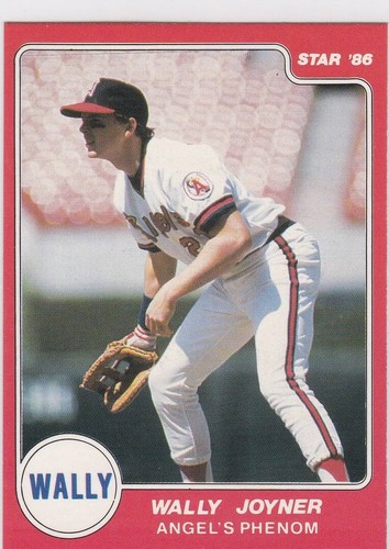 1986 Star #NNO Wally Joyner Angels Free Shipping!! | eBay