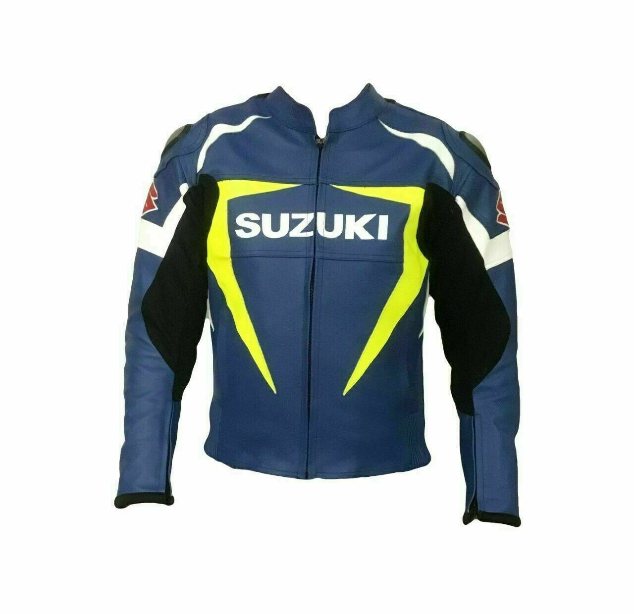 Suzuki R Gsx Motorbike Leather Jacket in Cowhide / 5 Ce Approved ...