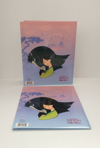 2 Vintage Disney's Mulan School Folders With Pockets New NOS Impact Inc ...
