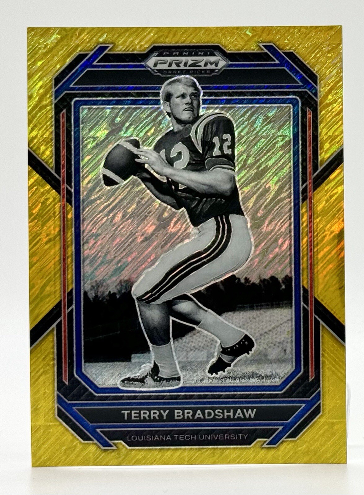 2023 Panini Prizm Draft Picks - Gold Shimmer Prizm #92 Terry Bradshaw ...