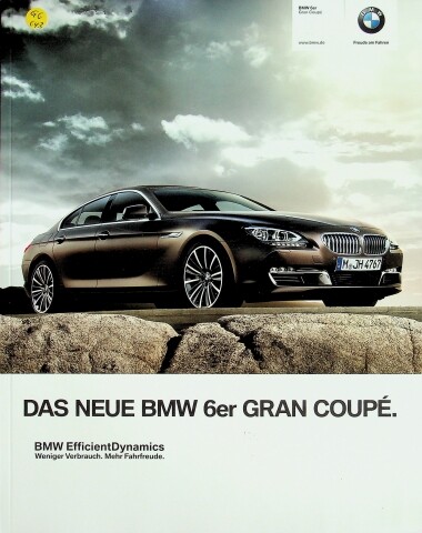 290886) BMW 6er Reihe Gran Coupe Prospekt 02/2012 | eBay.de