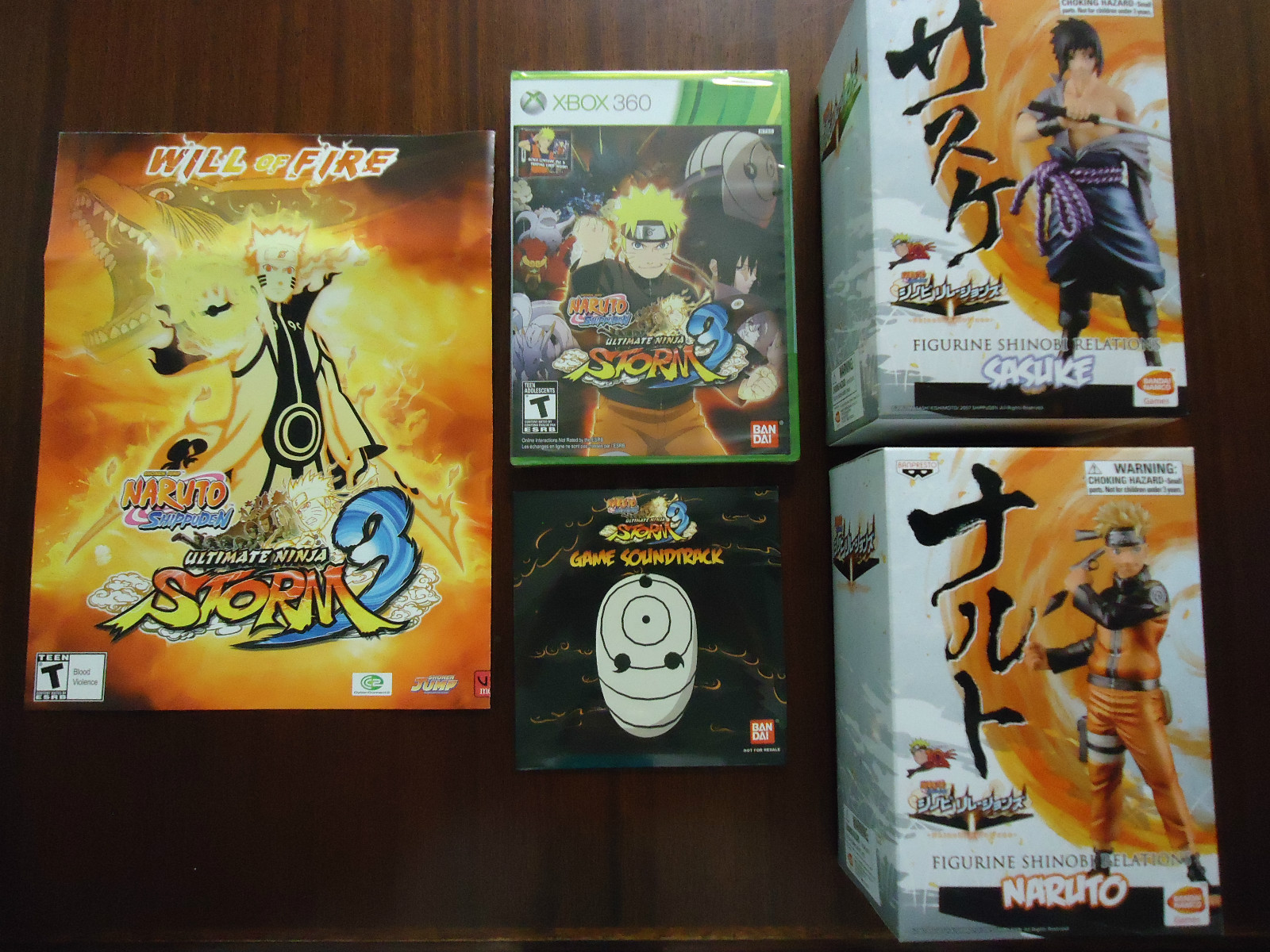 Naruto Shippuden: Ultimate Ninja Storm 3 Xbox 360 With 2 Statues ...