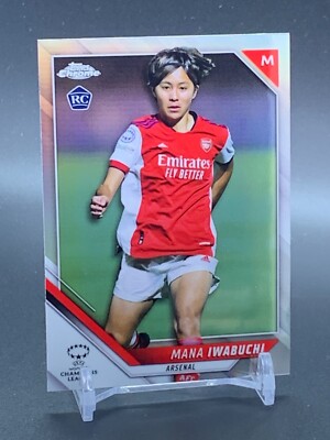 2021-22 Topps Chrome Women's UCL Refractor Rookie #9 MANA IWABUCHI ...