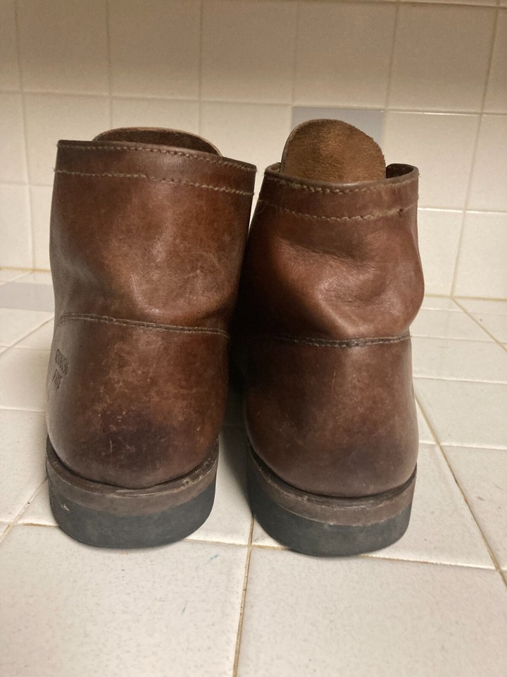 Frye Prison Boot Mens 13 Medium Brown Leather Made In USA | eBay
