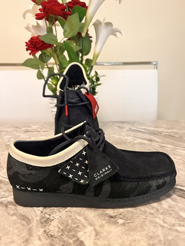 Worn 1x, Rare Clarks Originals Mens Wallabee Moccasin Blue Shoes 9US | eBay