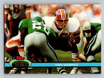 1991 Stadium Club #29 Don Warren Washington Redskins | eBay