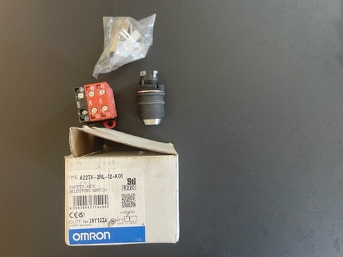 OMRON A22TK-2RL-12-K01 SAFETY KEY SELECTOR SWITCH NEW | eBay