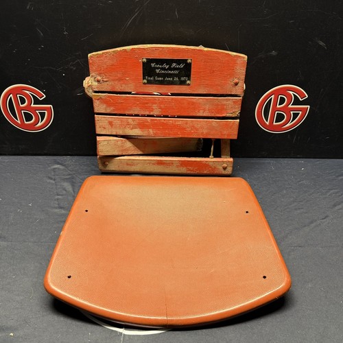 Original Crosley Field 1960's Cincinnati Reds Stadium Seat/Chair | eBay