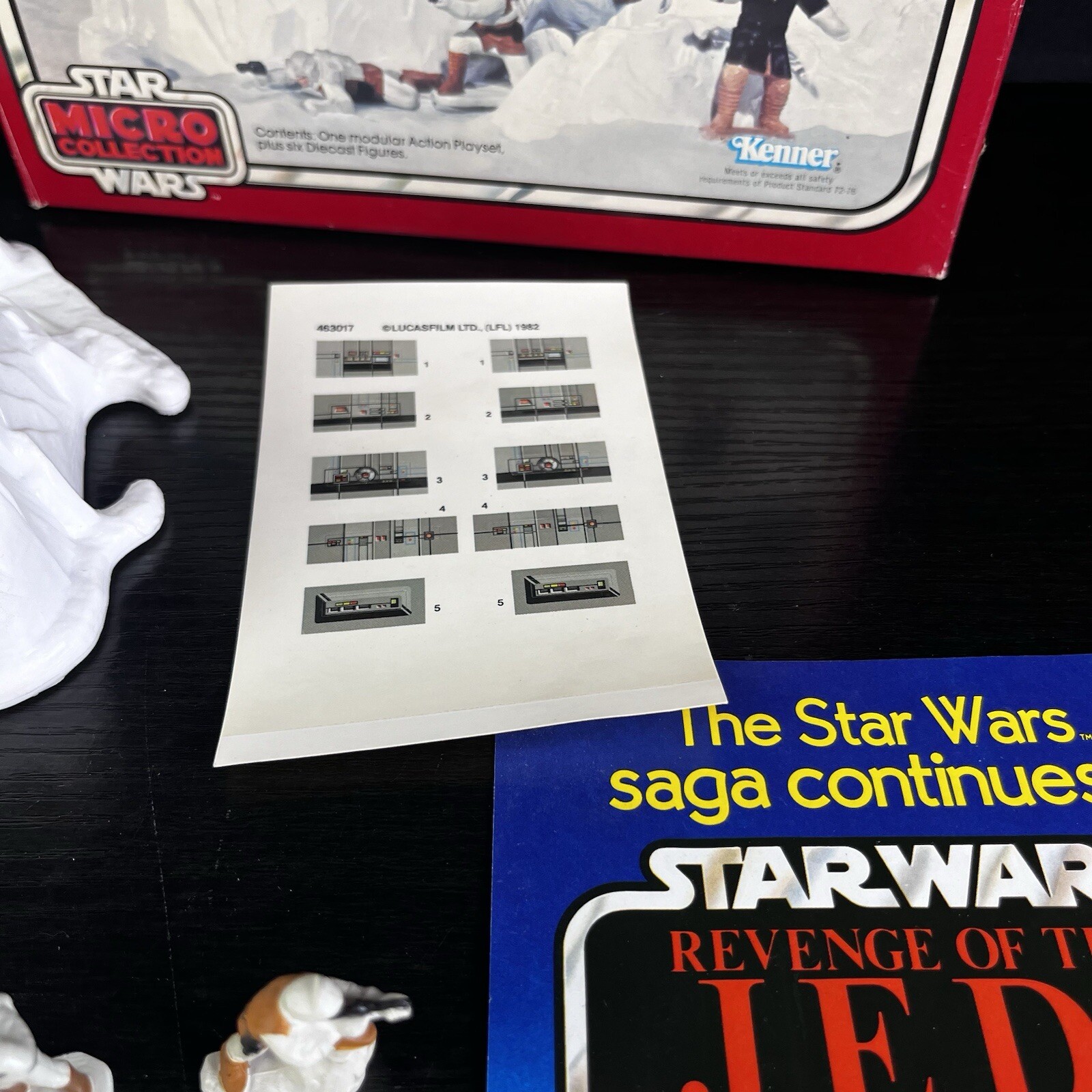 Vintage Star Wars Micro Collection Hoth Turret Defense Complete In Box ...