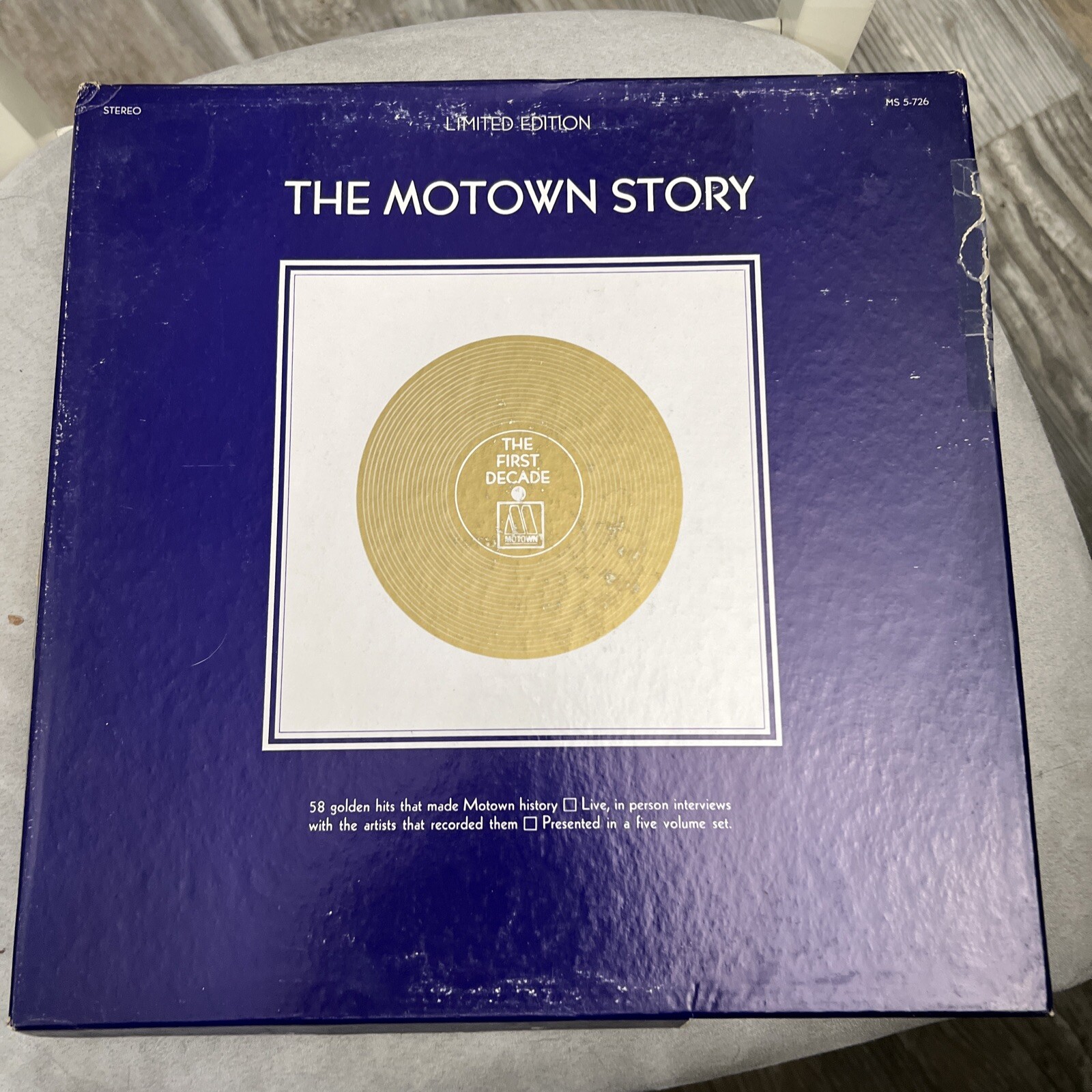 RARE LP VINYL: The Motown Story PROMO WHITE LABEL Limited Edition Box ...