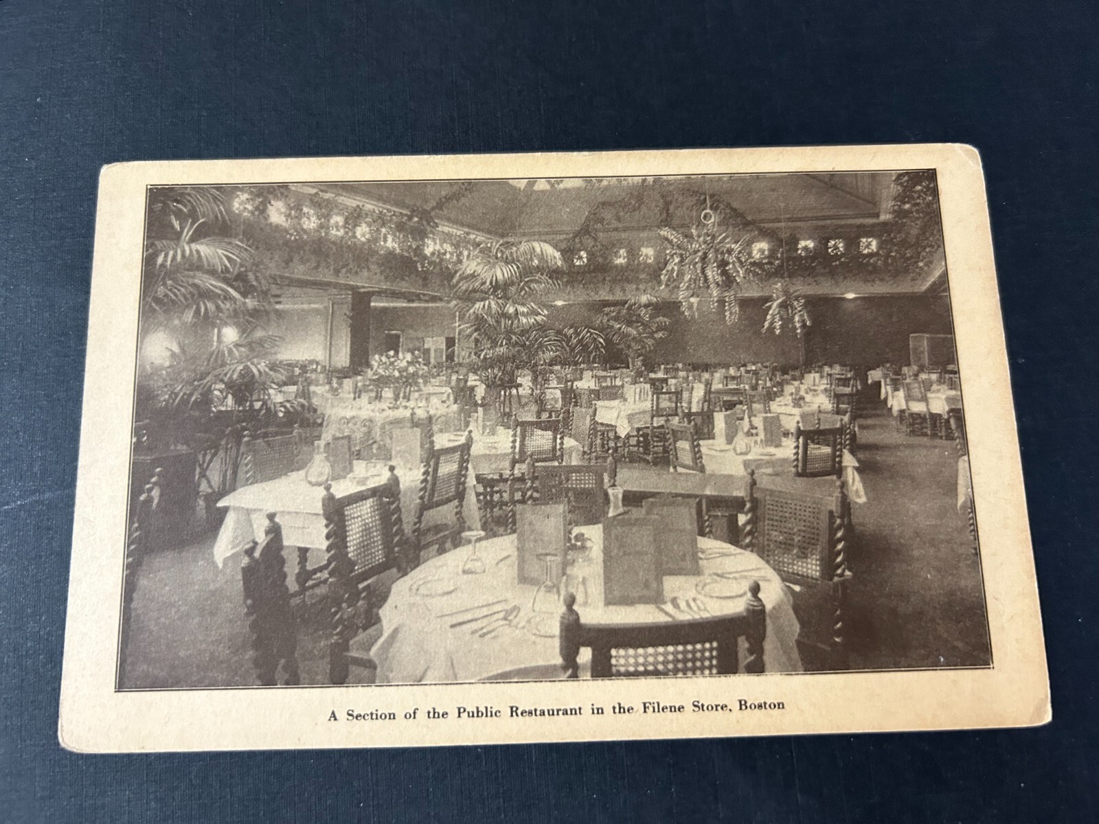 A Section of the Public Restaurant in the Filene Store Boston ...
