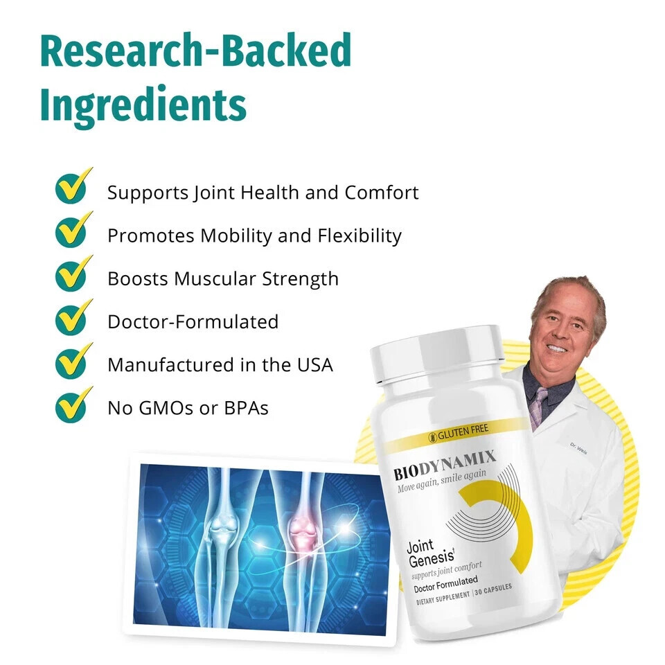 Joint Genesis - Advanced Joint Support Supplement - 30 Capsules ...