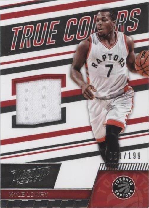 2016-17 Panini Prestige - True Colors Materials Kyle Lowry #30 /199 ...