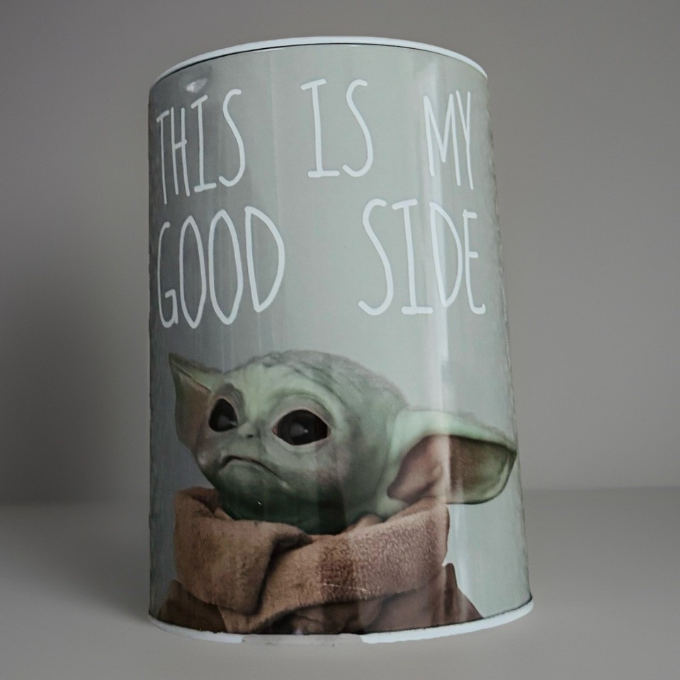 Rare New Disney Parks Star Wars Baby Grogu Tin Piggy Bank Limited ...