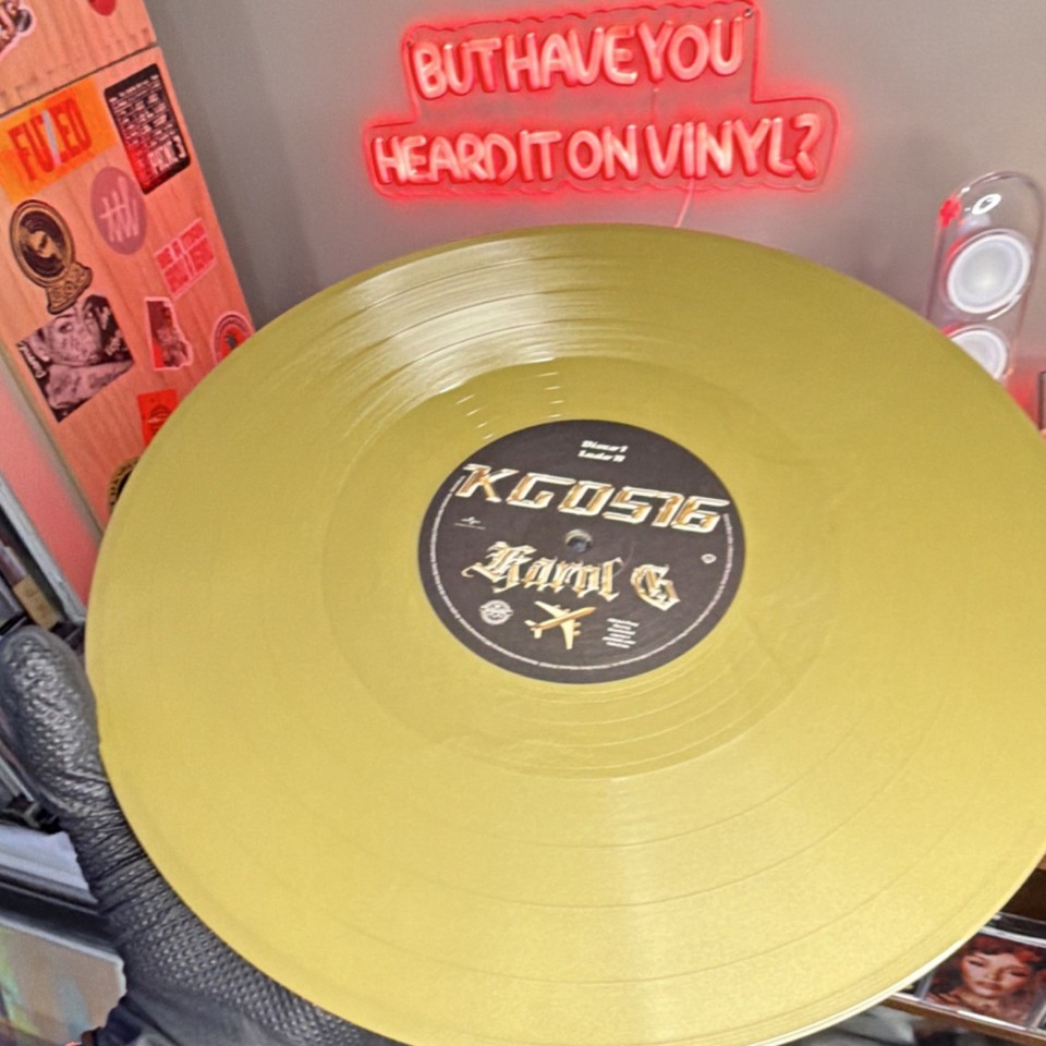 Karol G KG0516 Gold Vinyl LP 12" 33 RPM Latin Pop Universal Music ...